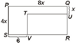 in the adjoining figure pqrs and turv are rectangles the lengths shown ...