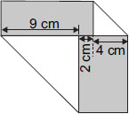 two corners of a napkin are folded as shown find the area of the napkin ...