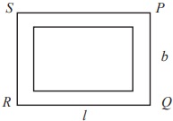 pin the figure shown pqrs is a rectangular smooth tube kept fixed in a ...